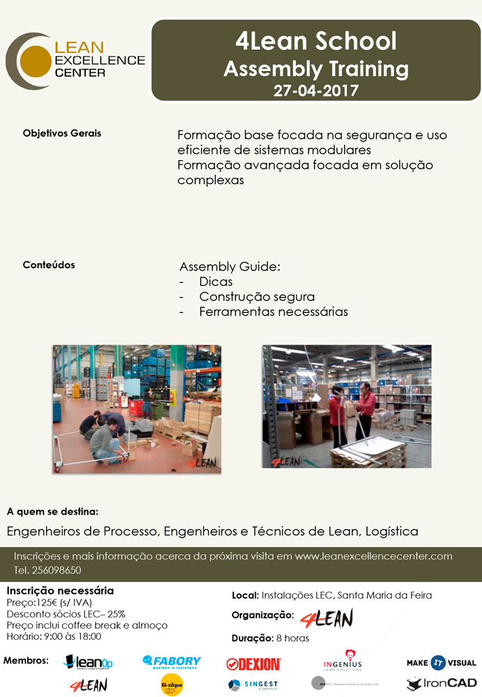 Assembly Training - 4Lean School – 27 Abr 2017 - 4Lean.net