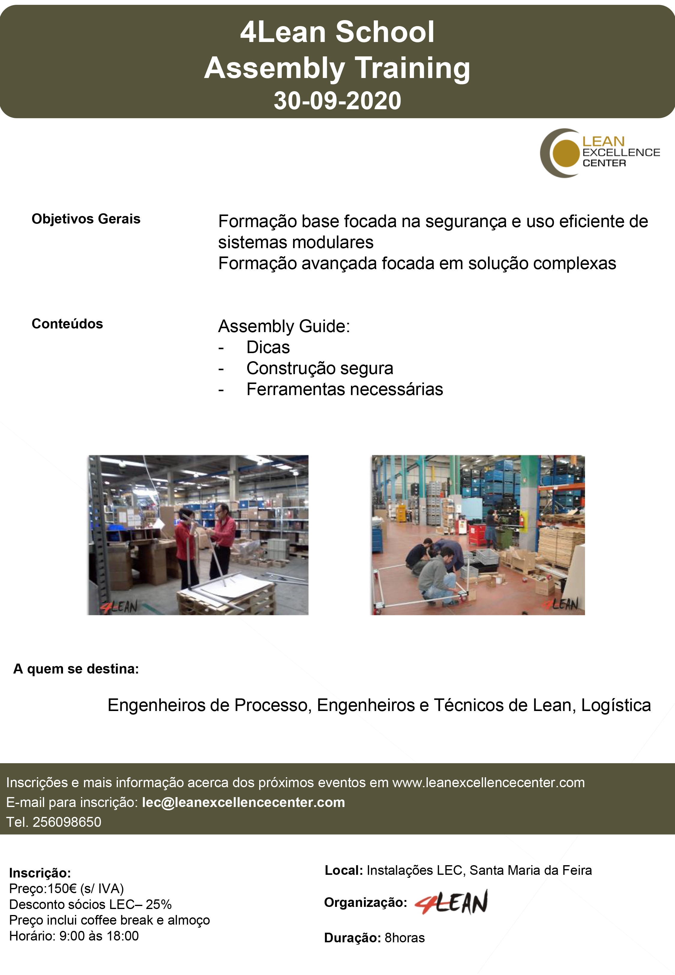 4Lean School Assembly Training 30-09-2020 - 4 Lean _EN